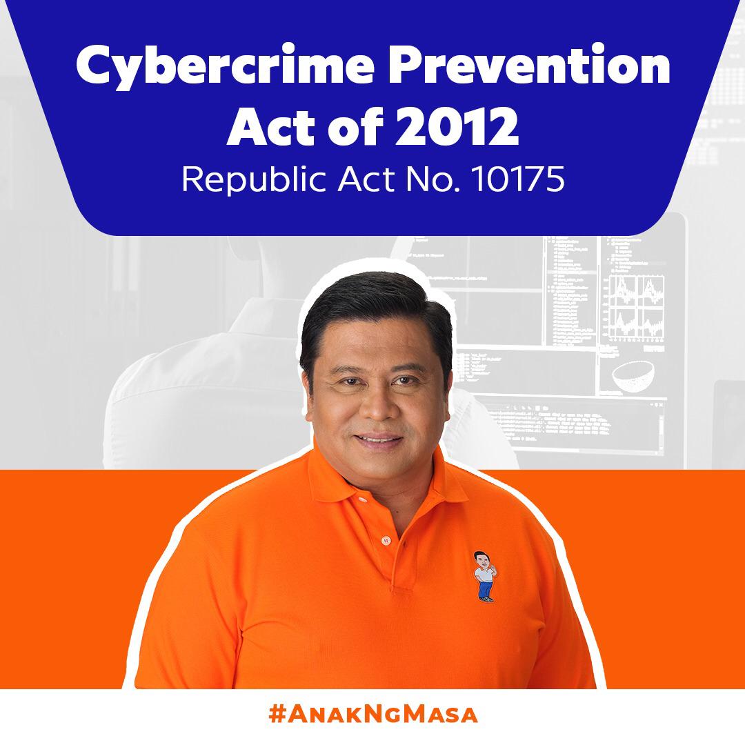 Cybercrime Prevention Act of 2012 – Jinggoy Ejercito Estrada