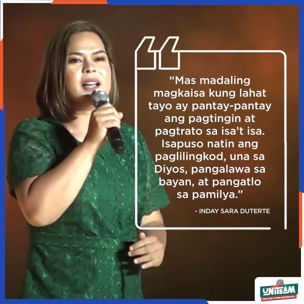 Uniteam Proclamation Rally BBM Speech Quote – Jinggoy Ejercito Estrada