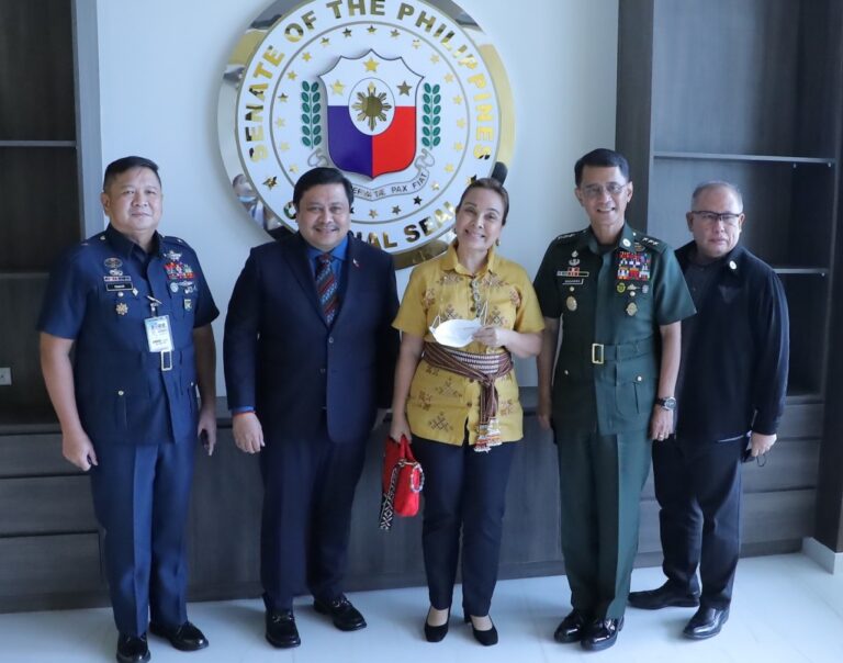 AFP chief pays a courtesy visit – Jinggoy Ejercito Estrada