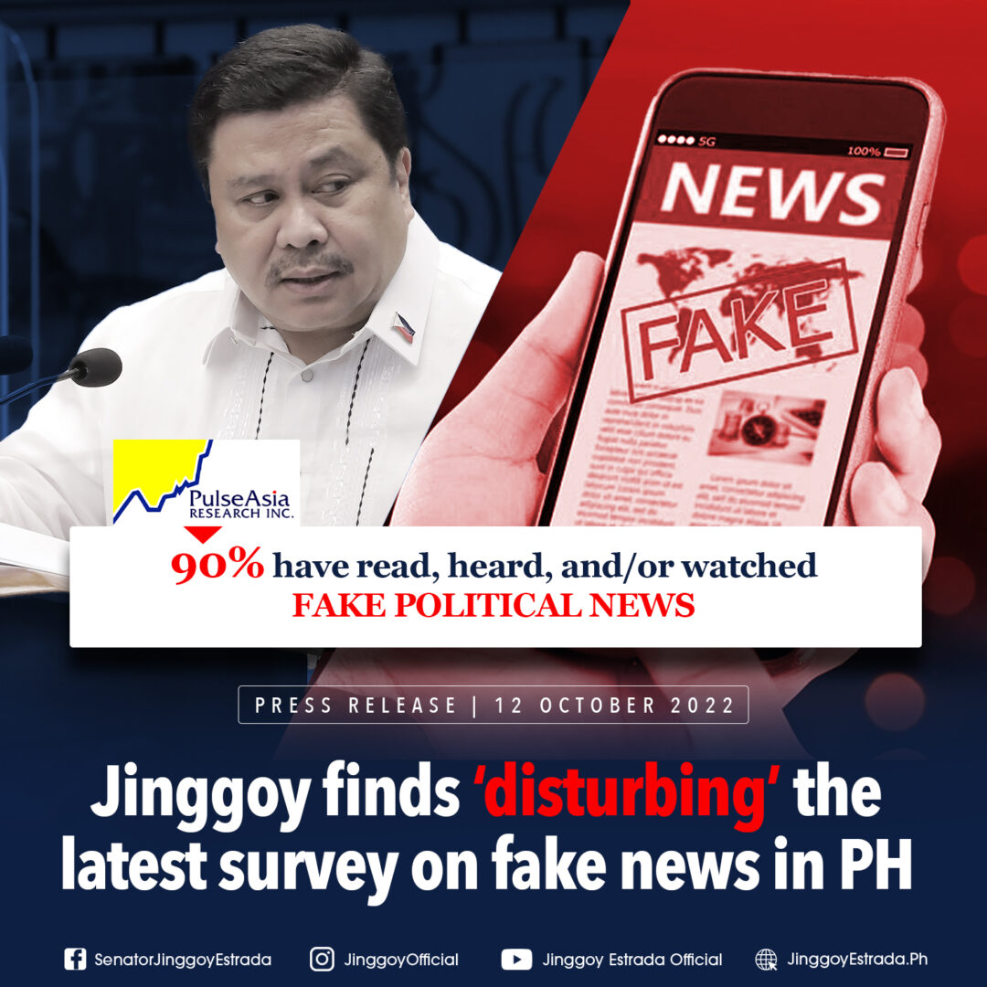 Jinggoy describes as ‘disturbing’ latest survey on fake news in PH ...