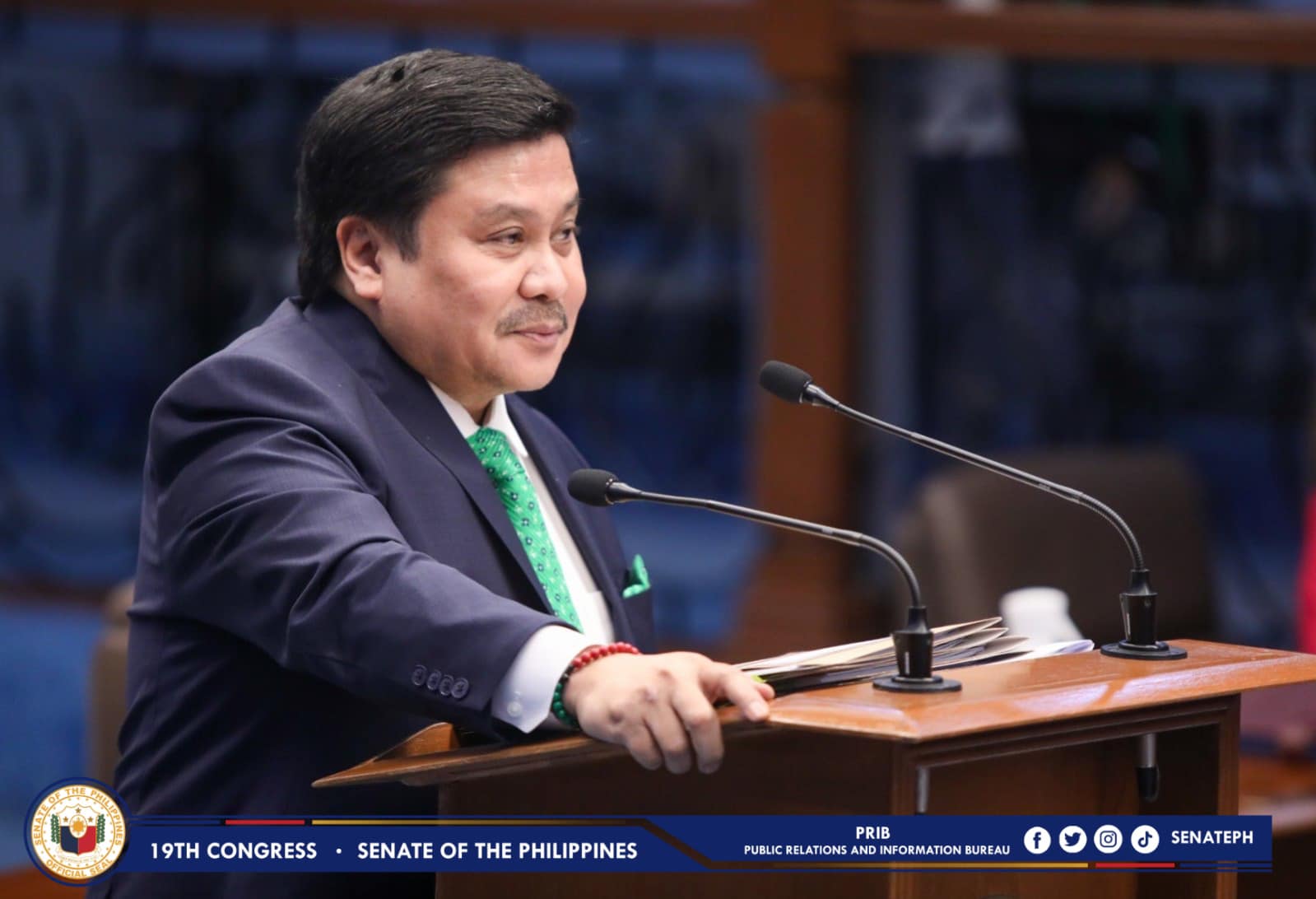 PRIB PHOTO: SBN 1849 enters period of amendments – Jinggoy Ejercito Estrada
