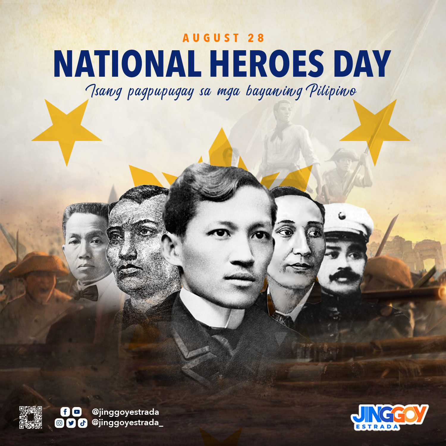 Message on National Heroes’ Day – Jinggoy Ejercito Estrada