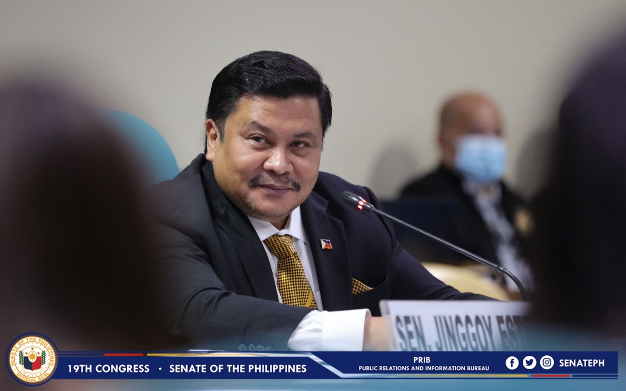PRIB PHOTO: Addressing youth unemployment – Jinggoy Ejercito Estrada