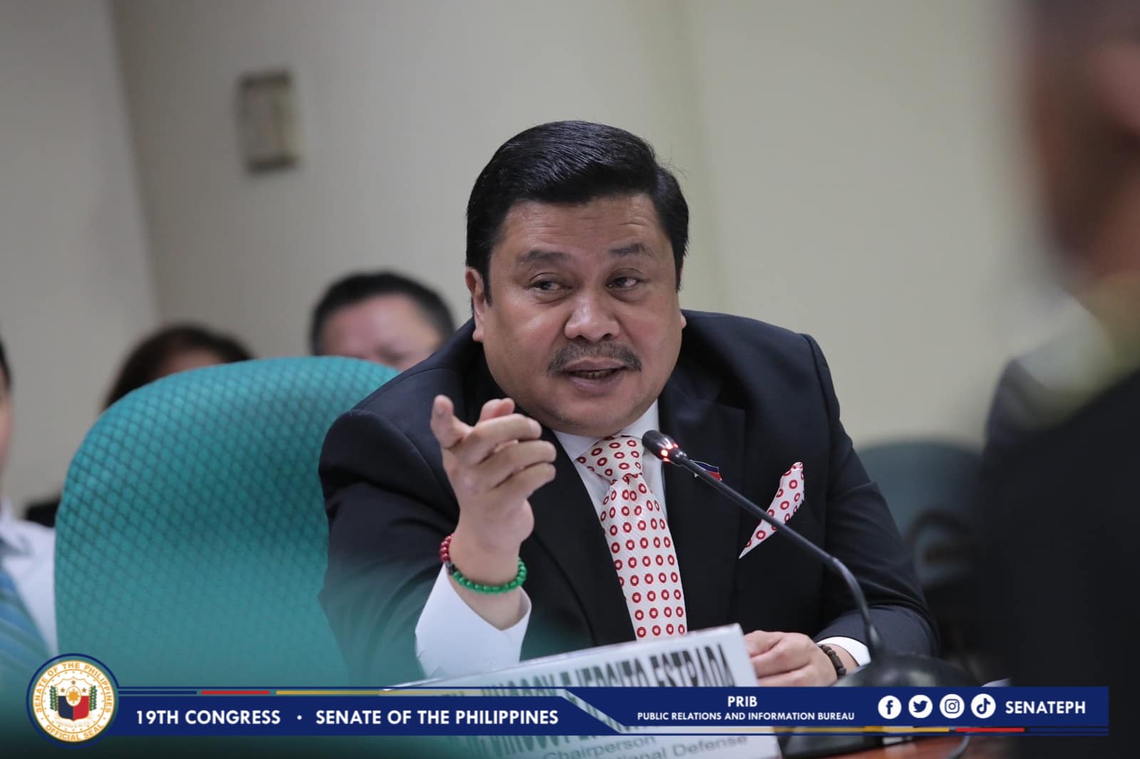 PRIB PHOTO: Jinggoy leads hearing on incidents in West PH Sea – Jinggoy ...