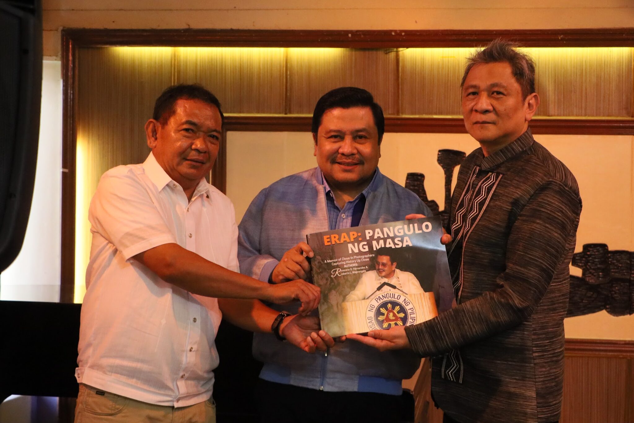 PHOTO RELEASE: Erap coffee table book launch – Jinggoy Ejercito Estrada